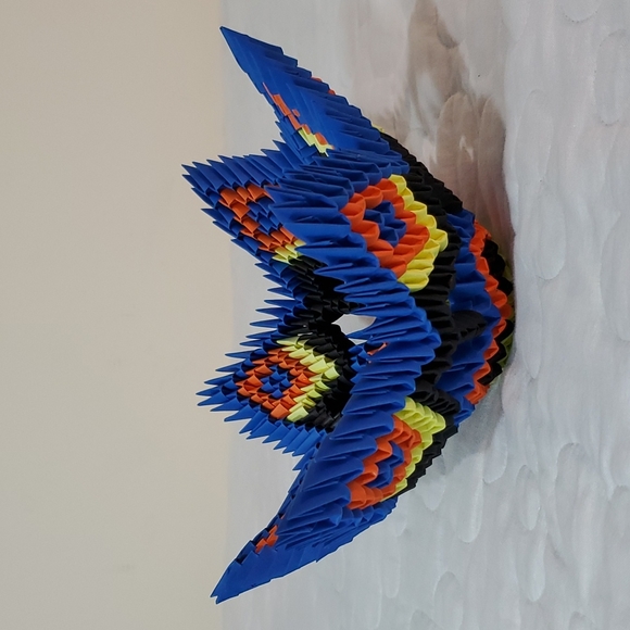 Hand Crafted | Accents | Handmade 3d Origami Vase | Poshmark